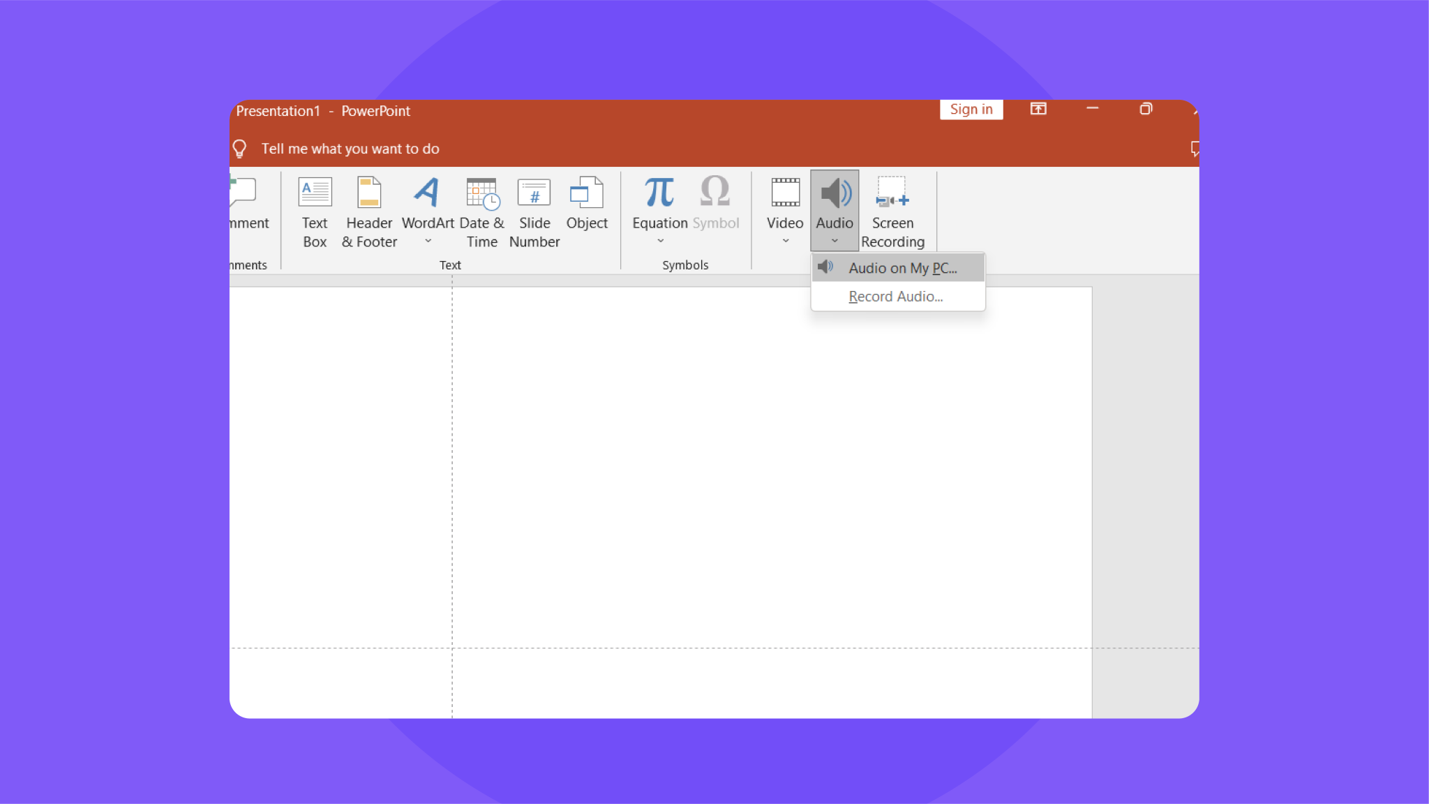 How To Add Sound And Music To A Presentation