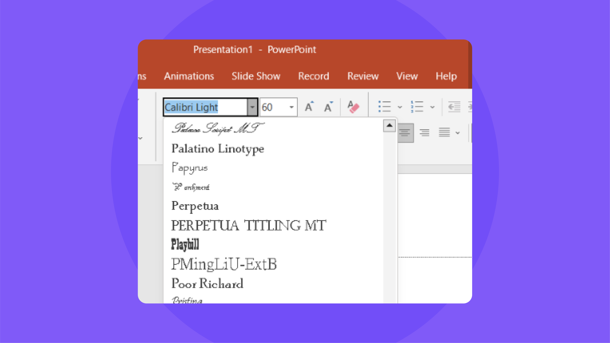 Choosing Your Ideal PowerPoint Font