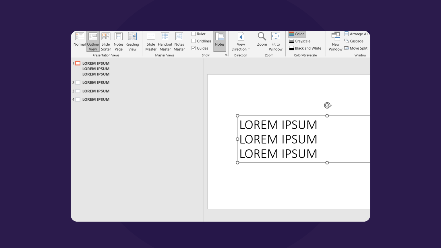 How To Create A Table Of Contents In PowerPoint